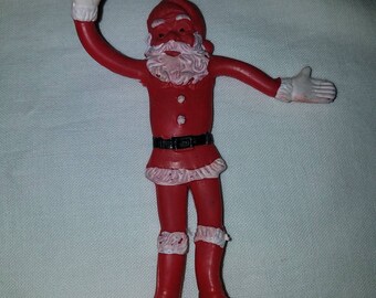 Bendy Santa - Etsy