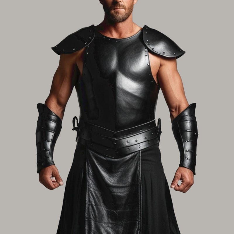 Leather Armor Men - Etsy