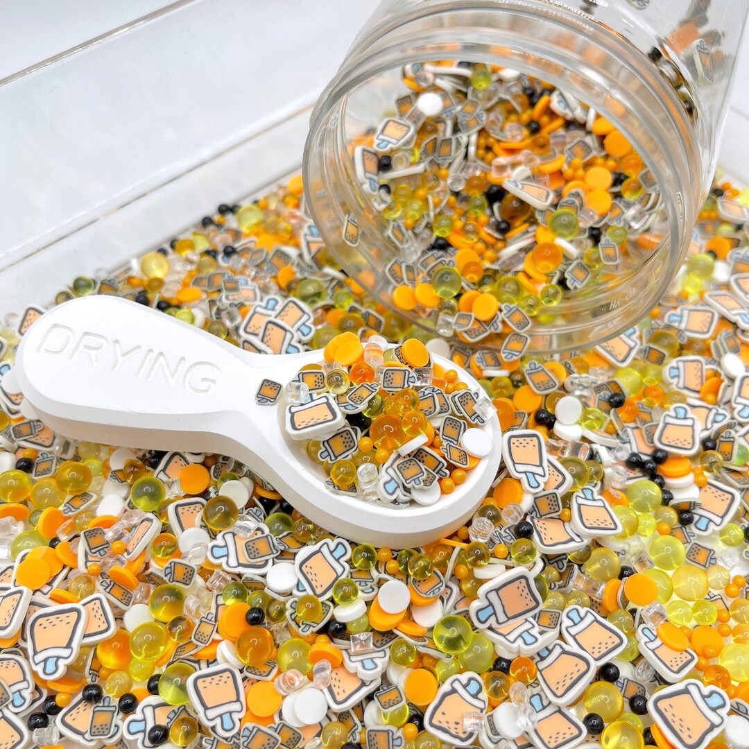 FAKE Brown Boba Bubble Tea Pearls Polymer Clay Sprinkle Mix NOT EDIBLE ...