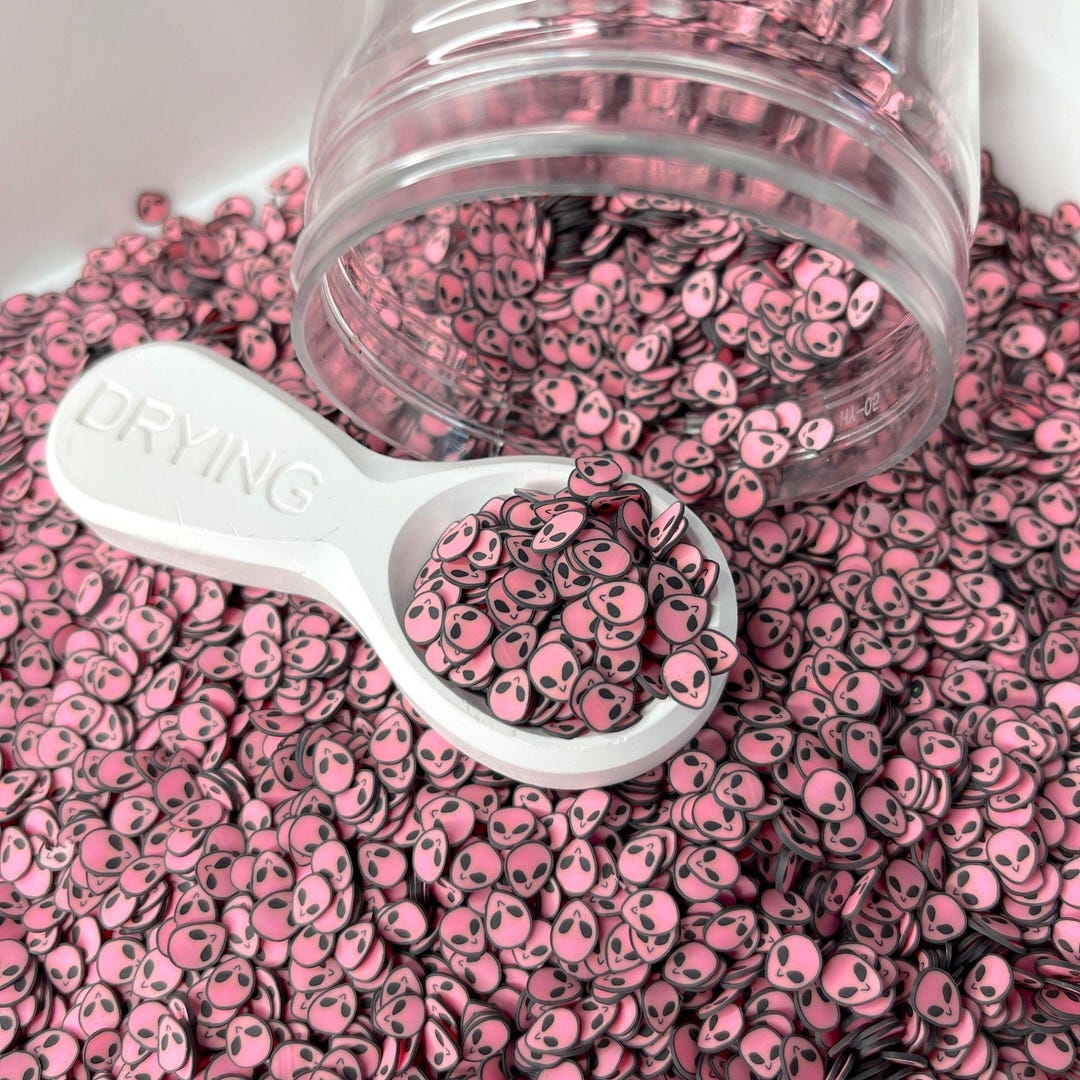 FAKE 5MM Pink Alien Head Polymer Clay Sprinkle (NOT EDIBLE) D39-25 - Etsy