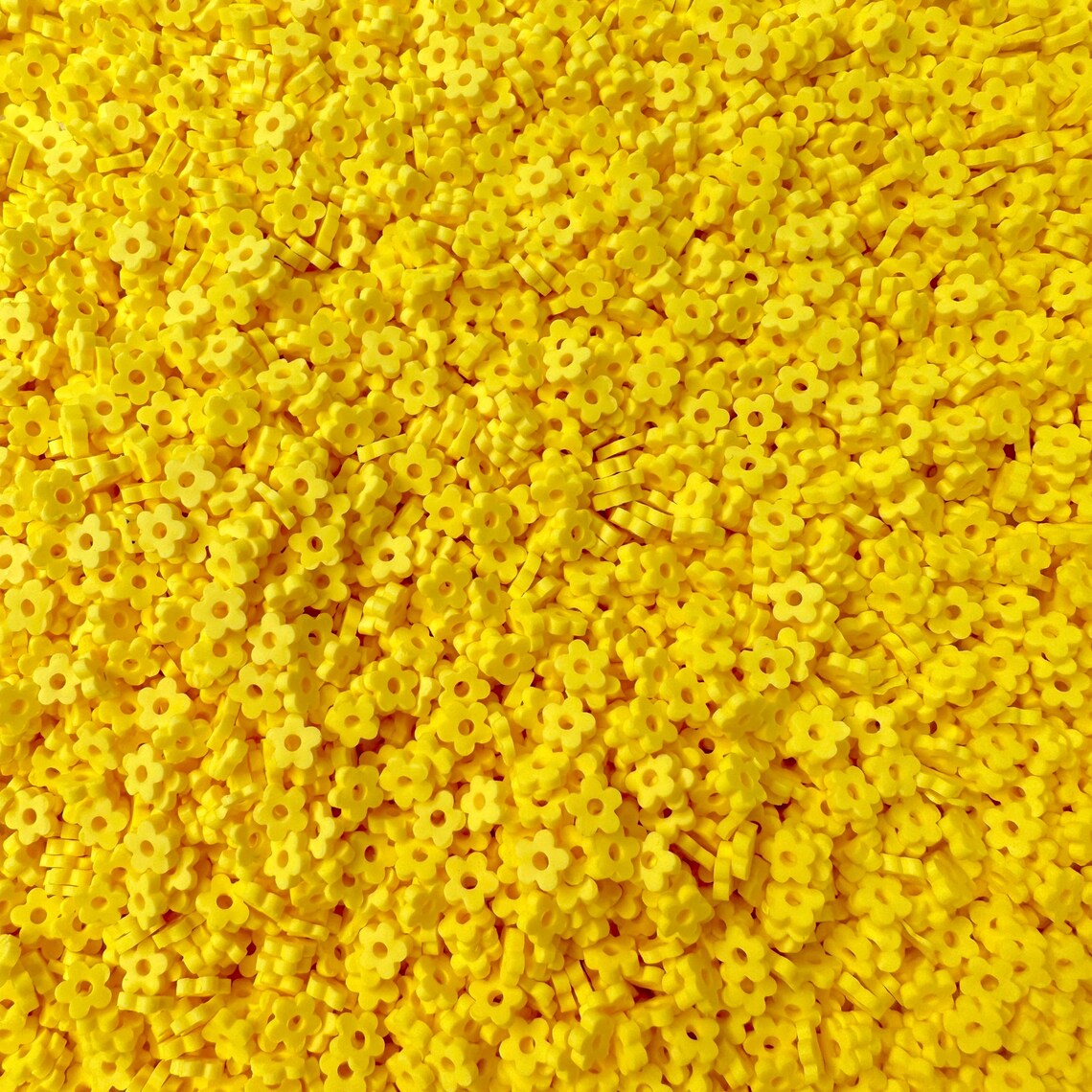 FAKE Yellow Daisy Flower Outline Polymer Clay Sprinkle (NOT EDIBLE) - Etsy