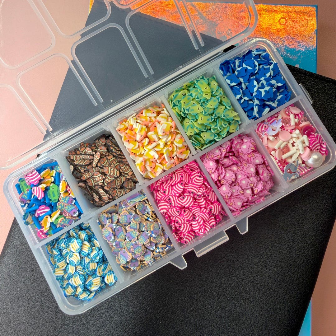 FAKE Fish Tank Themed Polymer Clay Sprinkle Set/box - Etsy