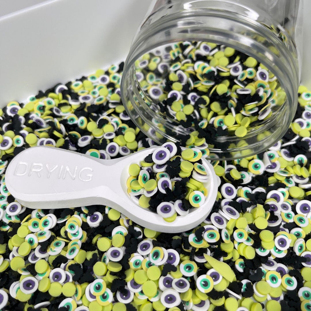 FAKE Creepy Eyeball Halloween Polymer Clay Sprinkle Mix (NOT EDIBLE ...