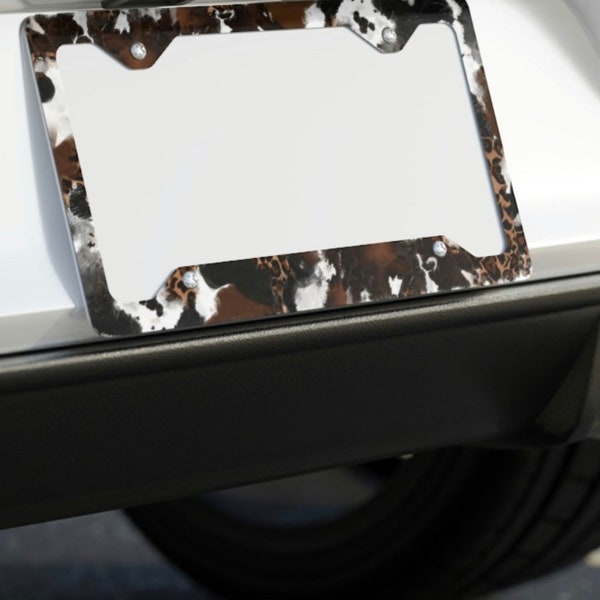 Western License Plate Frame - Etsy