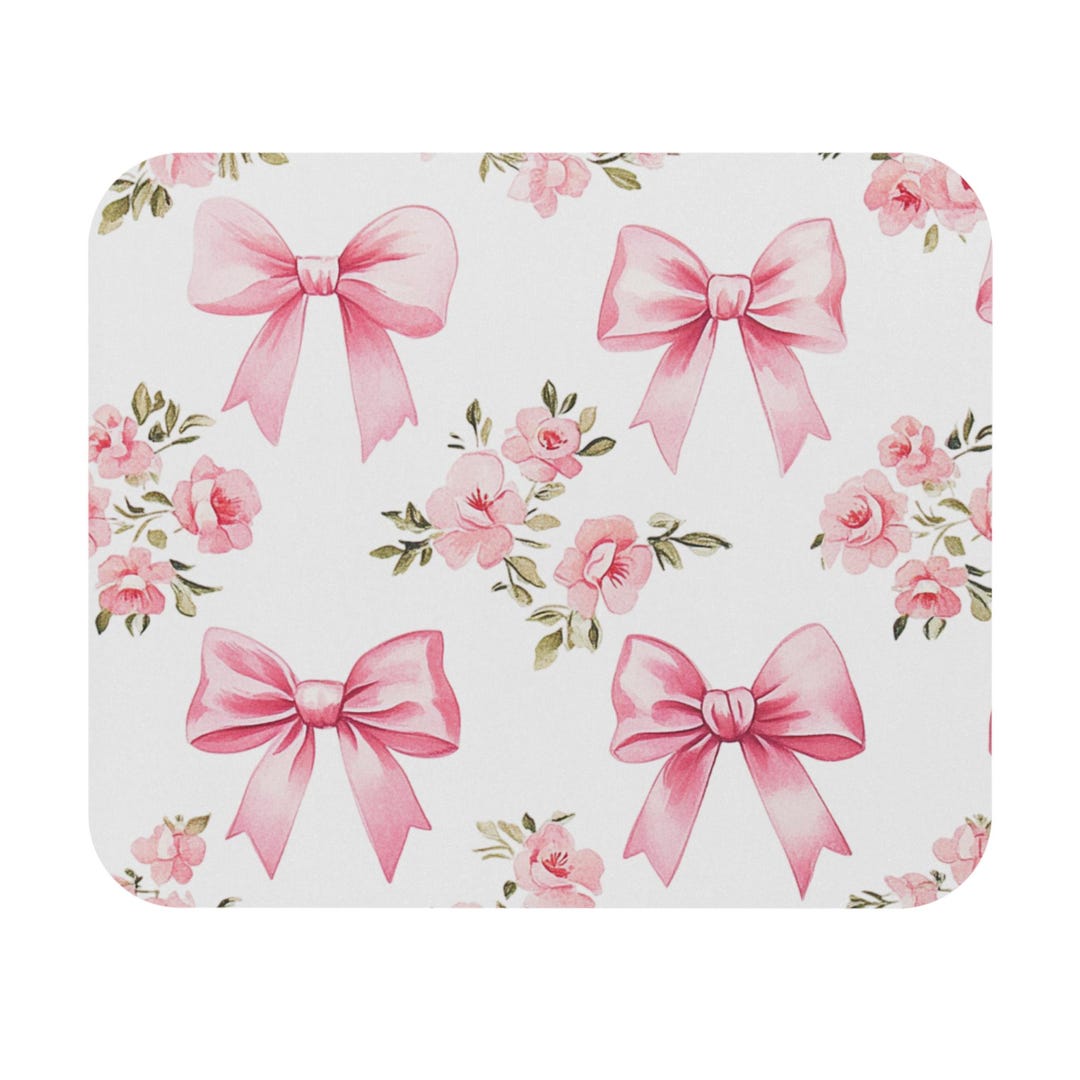 Mouse Pad Love Shack Inspired Light Pink Roses and Roses Coquette ...