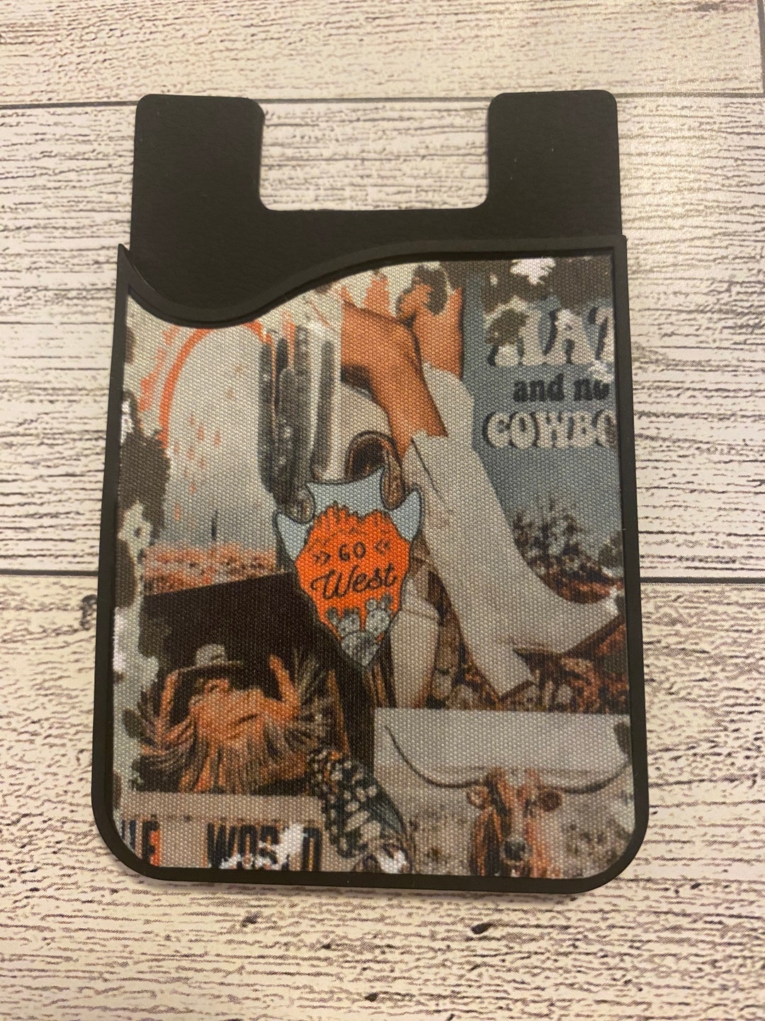 Cowhide Cowboy Boots Highlander Cow Western Phone Wallet Card - Etsy