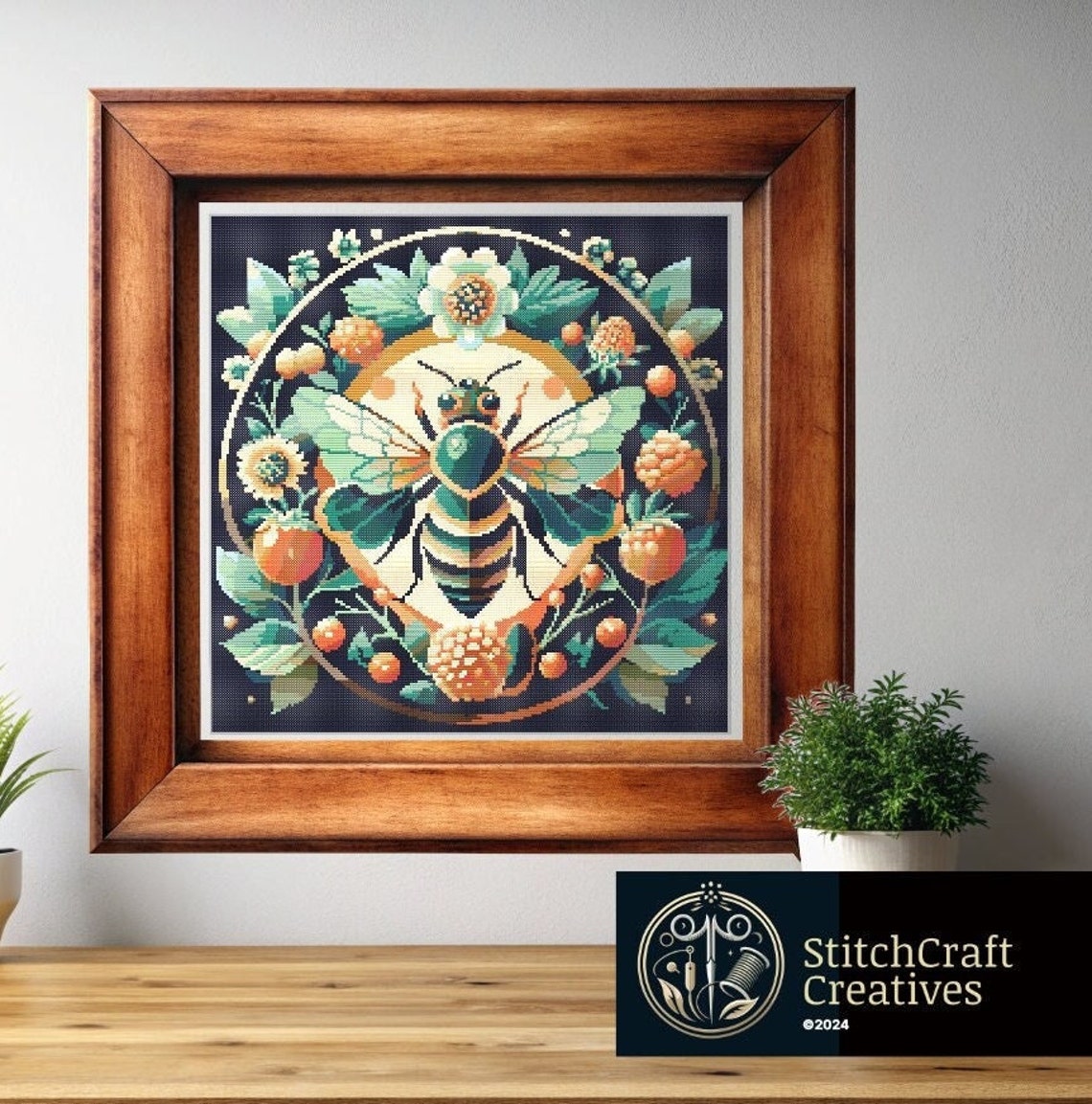 Bee-autiful in the Summer Cross-stitch Pattern - Etsy