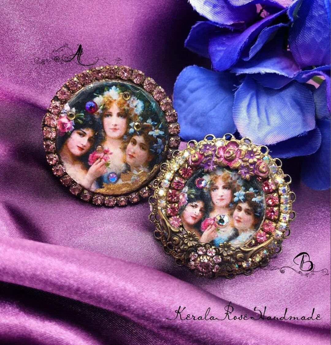 The Three Nymphs Goddess Rings, Greek Mythology Jewelry, Pretty ...