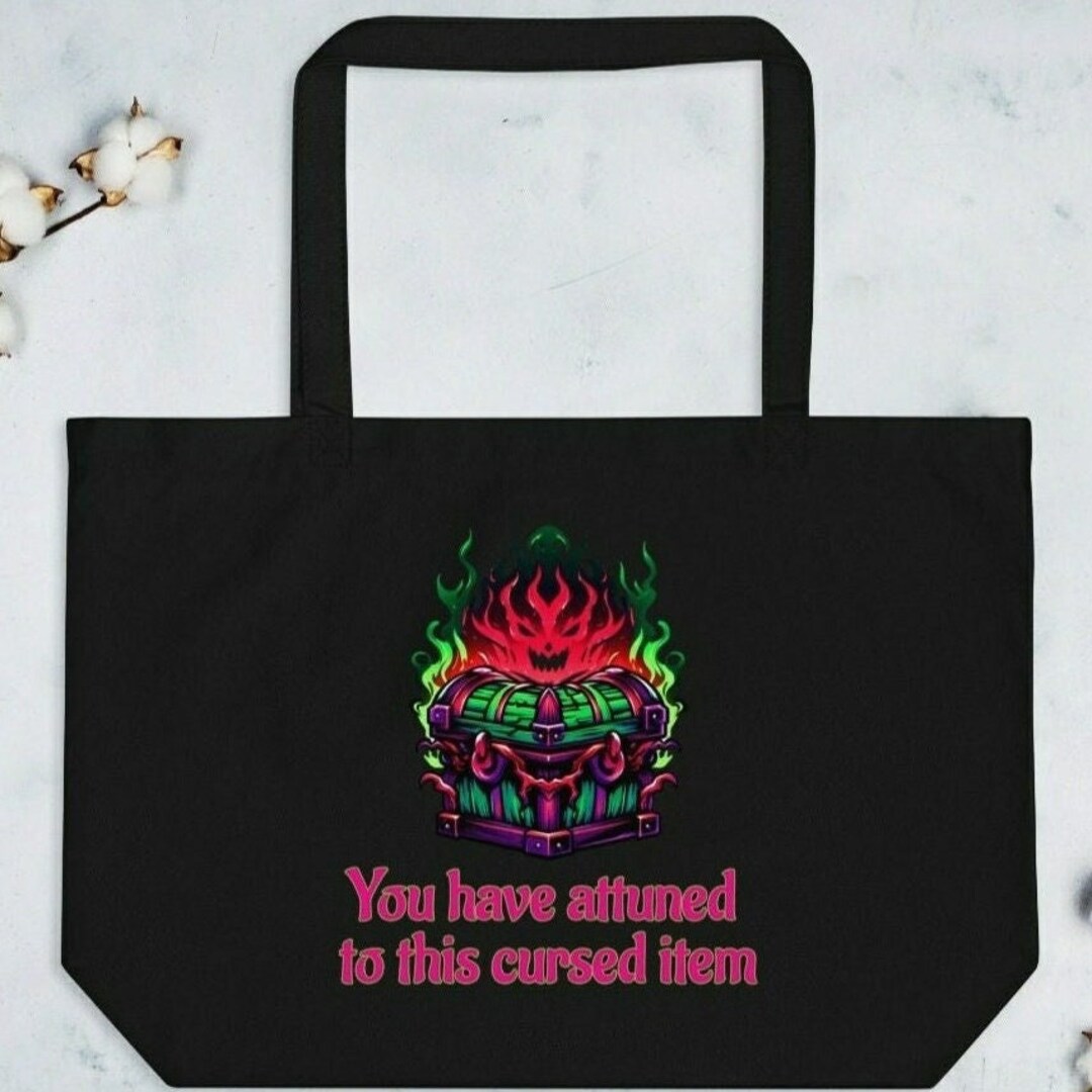 D&D Tote Bag Size 20 X 14 - Dungeons and Dragons Cursed Bag of Limited ...