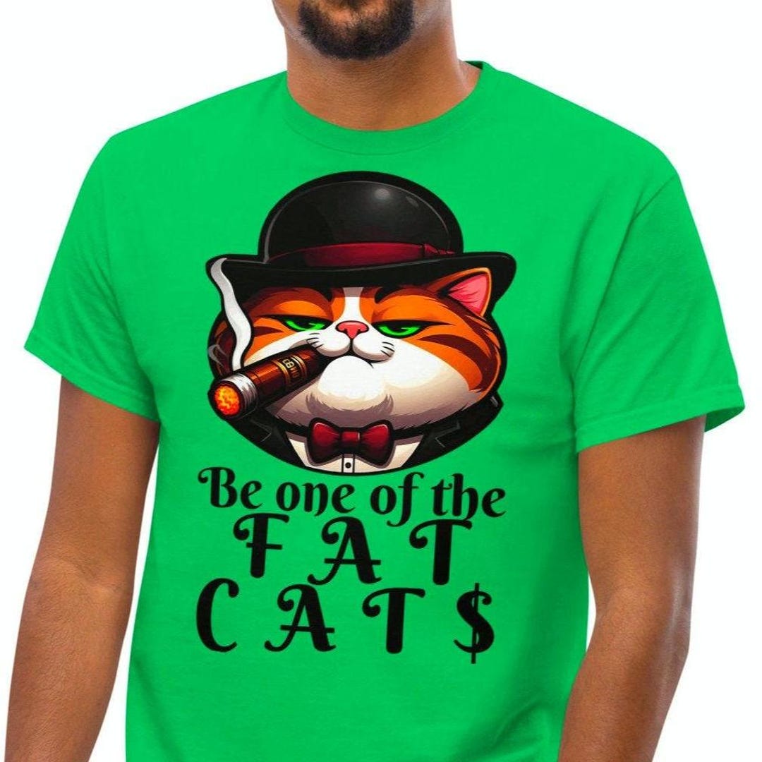 Get in on the Purr-fect Shenanigans of the Meow-fia Funny Cat Gang Tee ...