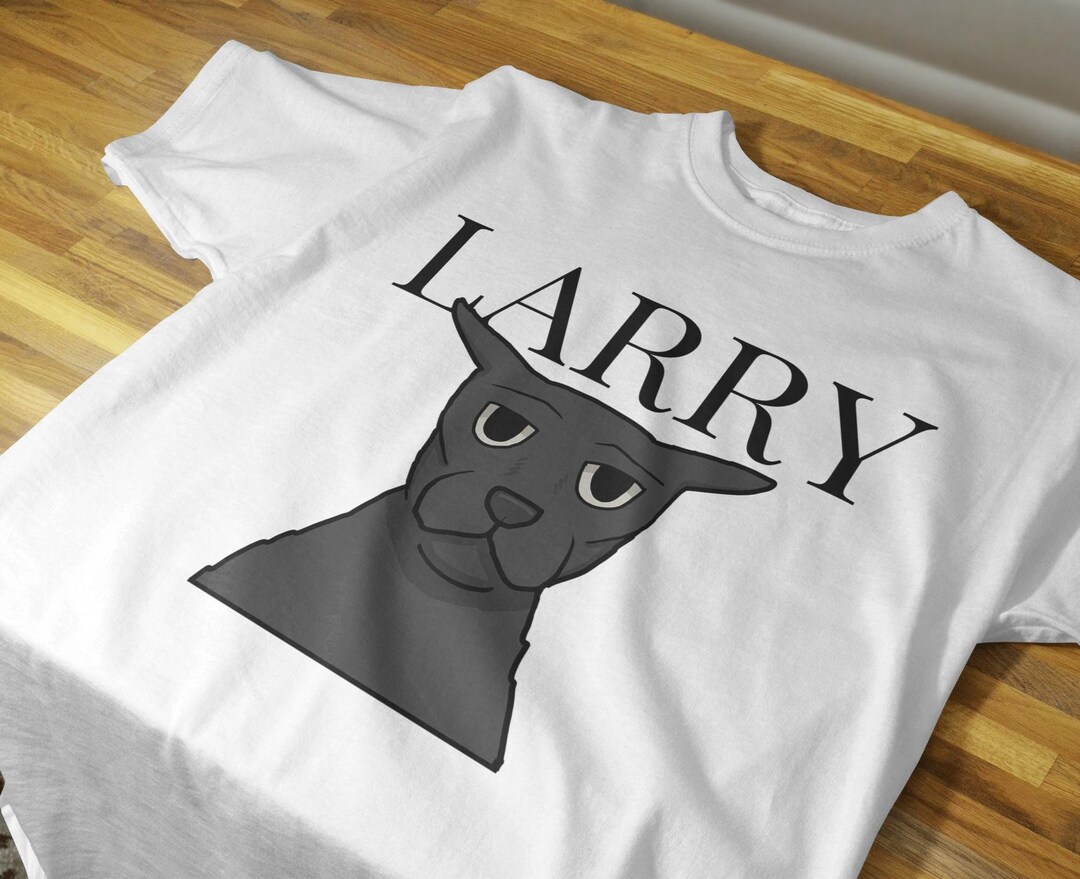 Larry Cat Meme Shirt, Larry Art, Cat Memes Shirt, Silly Cat Shirt, Dumb ...