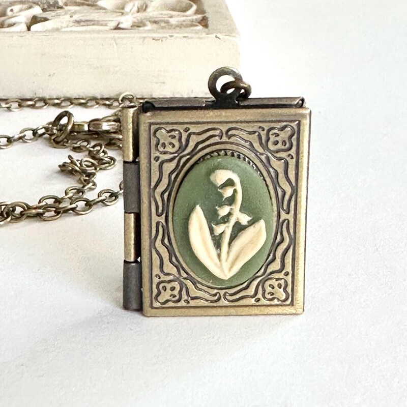 Book Locket - Etsy