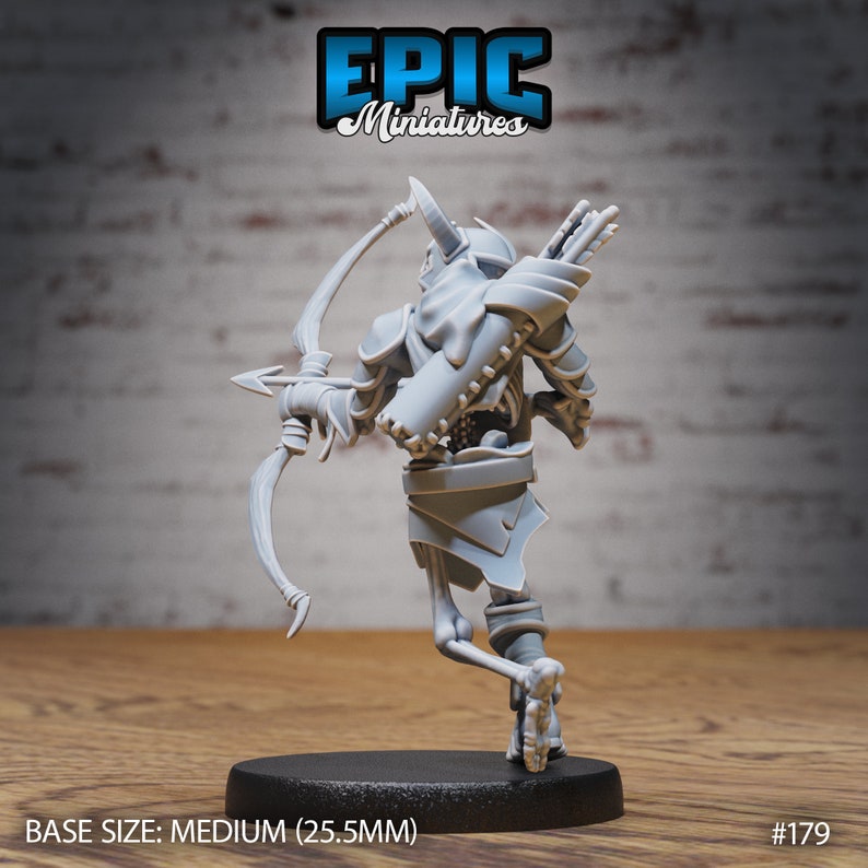Undead Skeleton Archer Set / Grim Reaper Bowmen / Bone Marksmen Army ...
