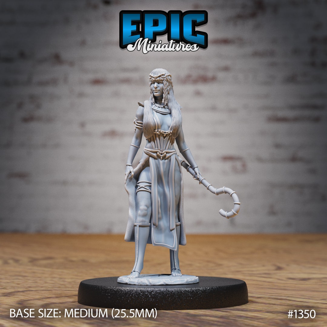 Anubian Priestess Figurine / Egyptian Deity Devotee / Jackal-headed ...