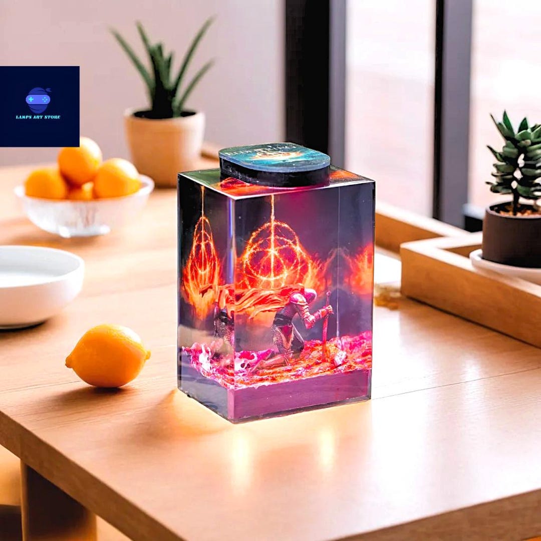 Custom Game Night Light-gift for Men,3d Model, Playroom Decor, Resin ...