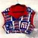 Upcycled NY Football Vest - Etsy