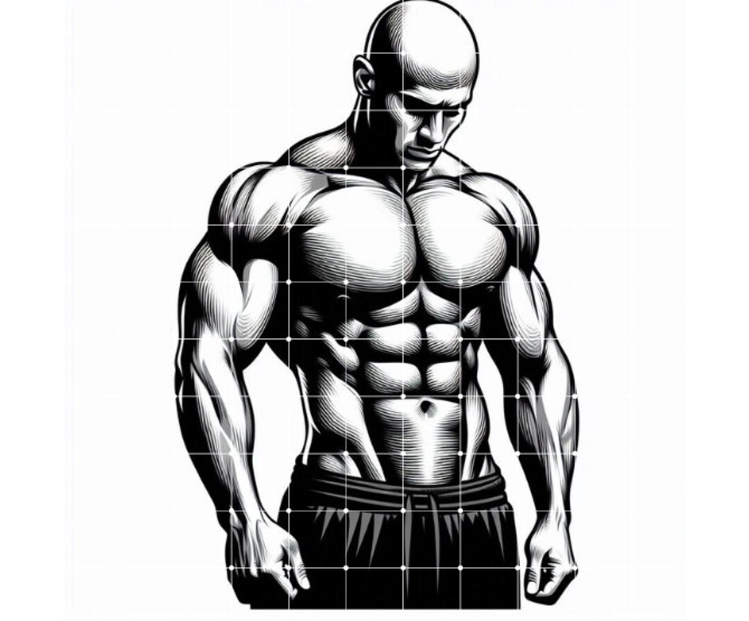 Muscle Guy Svg, Muscle Man Svg, Strong Man Svg, Fitness Guy Svg ...