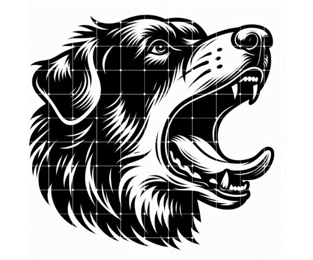 Barking Dog Svg, Angry Dog Svg, Vicious Dog Svg, Dog Clipart, Dog ...