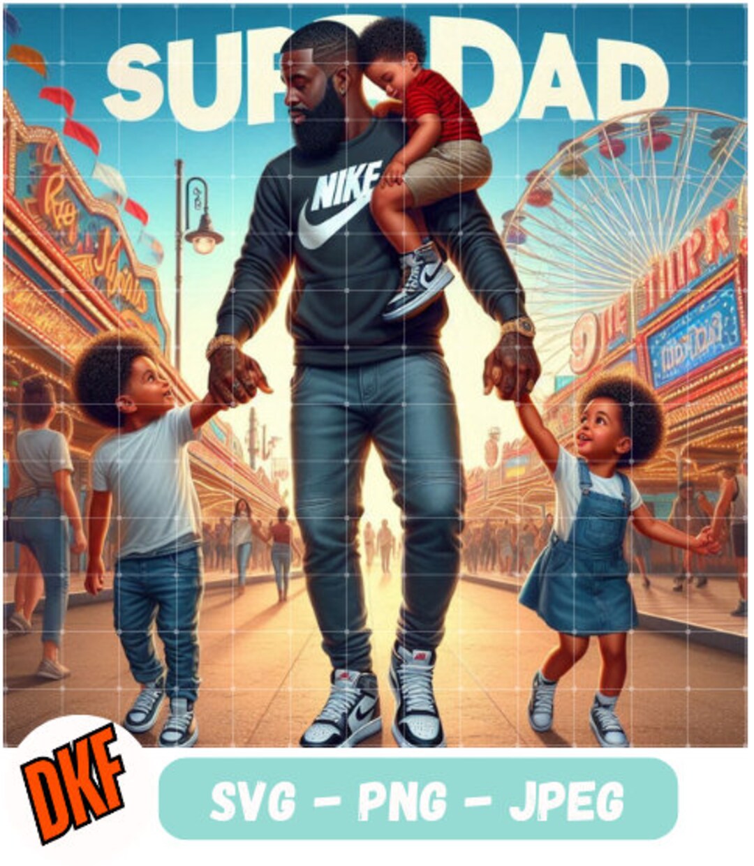 Super Dad Poster, Dad Life Svg, Great Dad Clipart, Dad Svg, Fathers Day ...