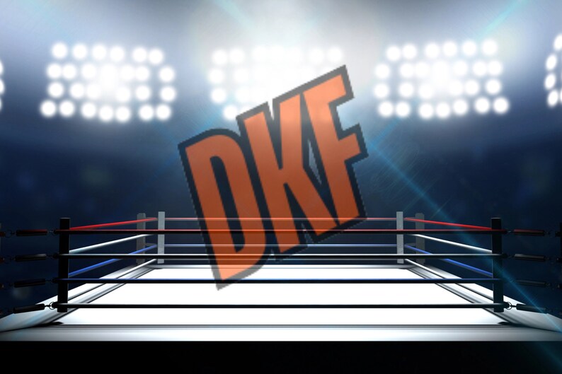 Boxing Arena Backdrop, Boxing Ring Background With Lights, Boxing Arena ...