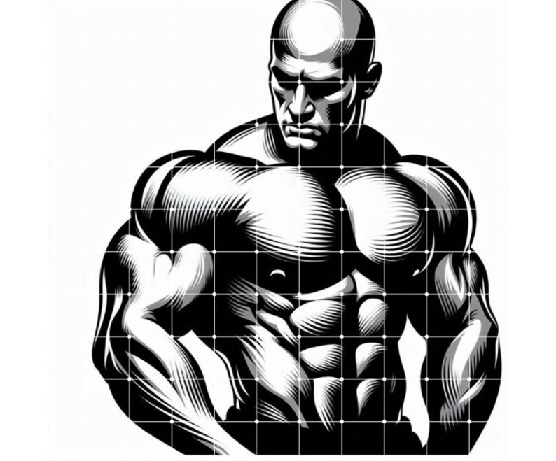 Muscle Guy Svg, Muscle Man Svg, Strong Man Svg, Fitness Guy Svg ...