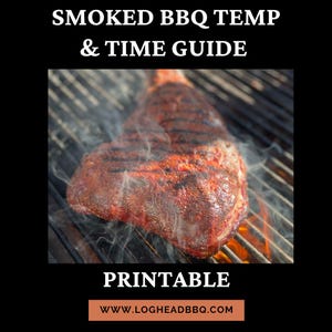 BBQ Smoked Meat Temperature & Time Guide Grill Temp/time Chart ...
