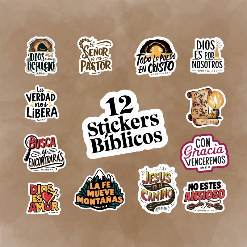 Stickers para biblia. versículos bíblicos, stickers cristianos - Etsy ...