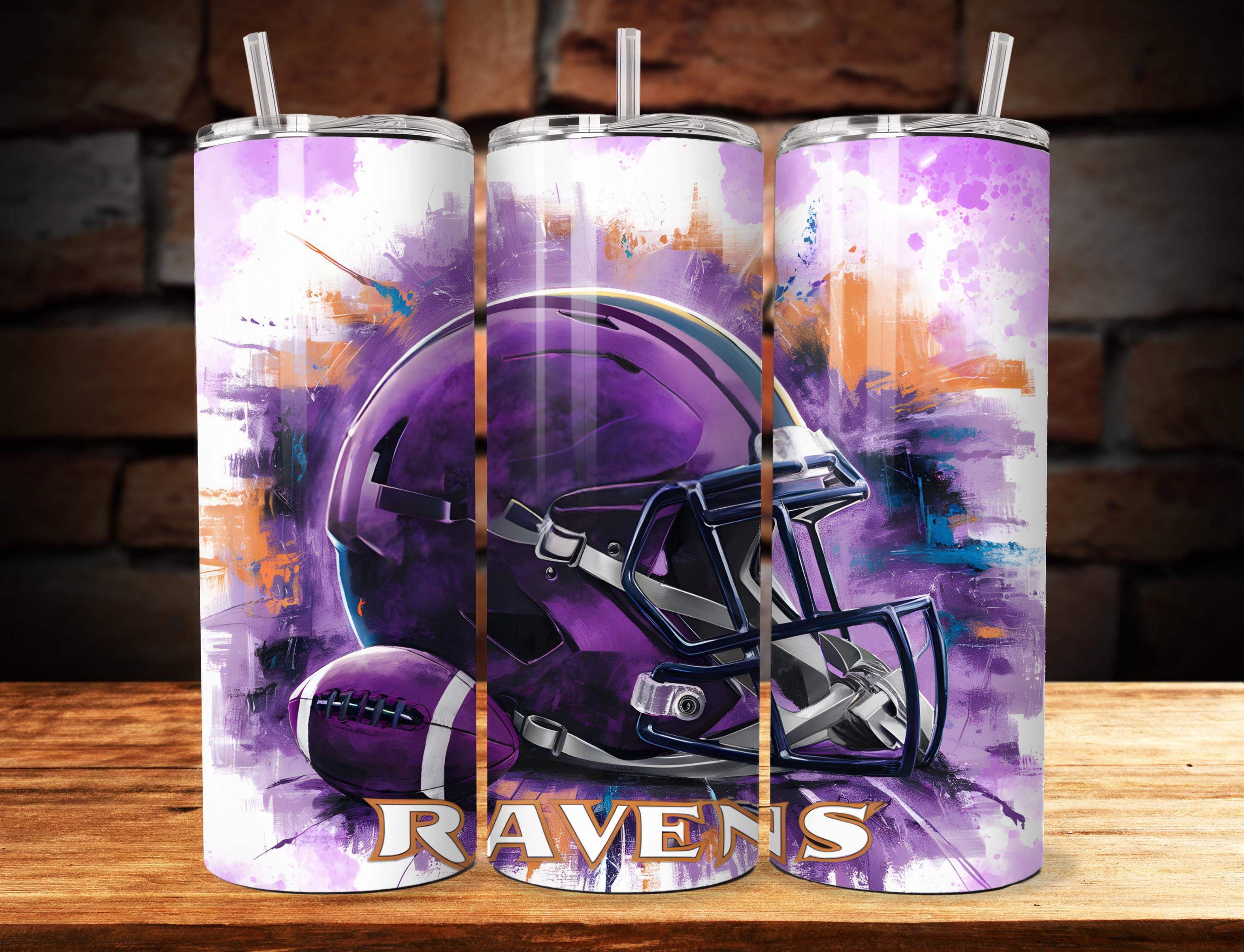 Raven 20oz Skinny Tumbler Wrap PNG, Sport 20oz Tumbler PNG, Mascot ...