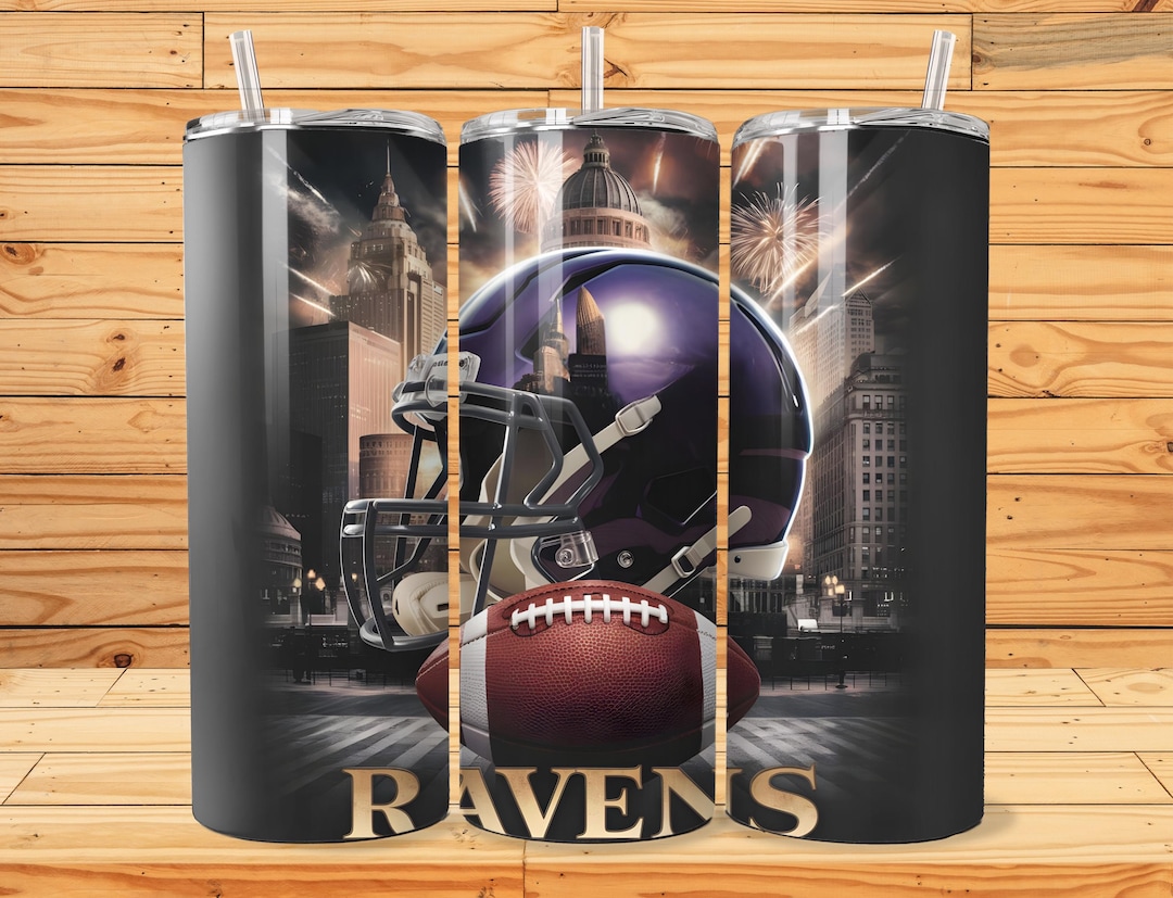 Raven 20oz Skinny Tumbler Wrap PNG, Sport 20oz Tumbler PNG, Mascot ...