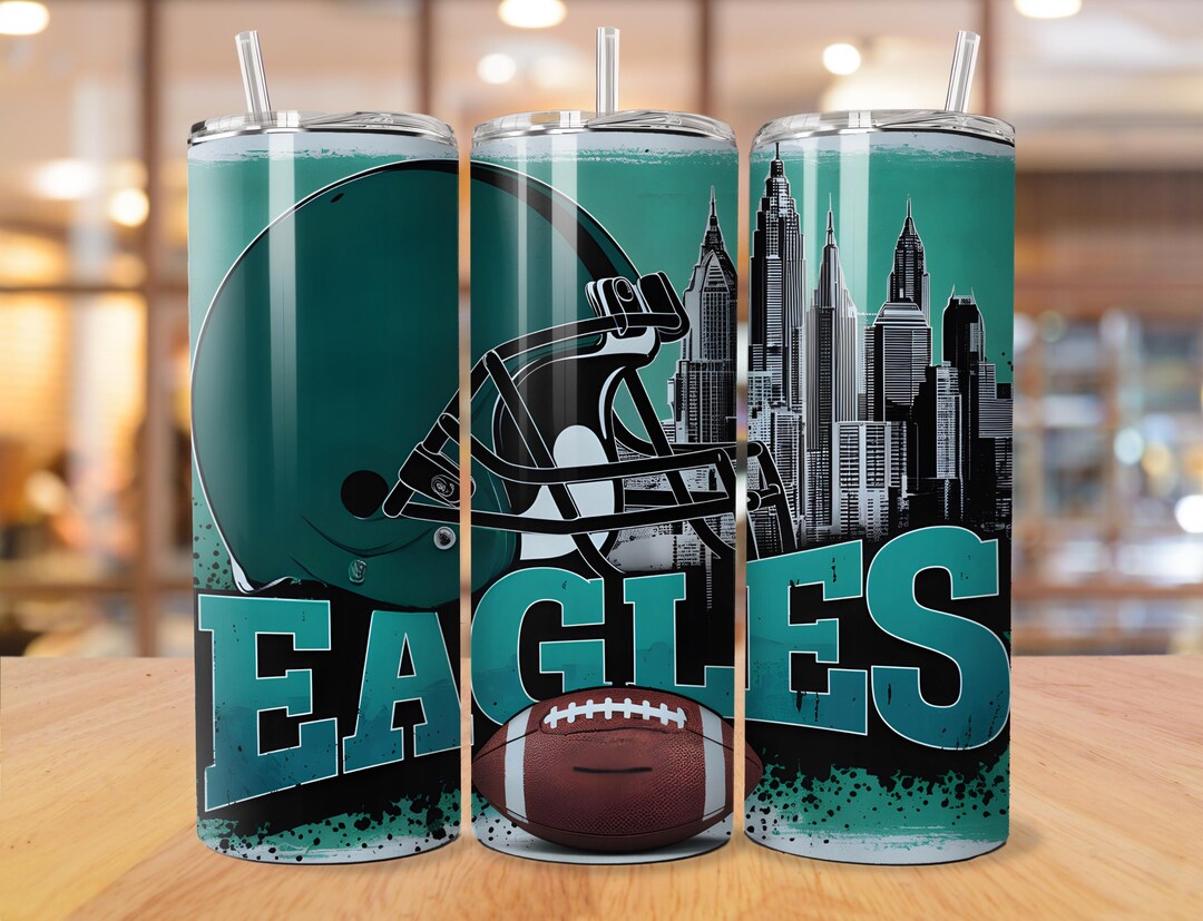 Philadelphia 20oz Skinny Tumbler Wrap PNG, Sport 20oz Tumbler PNG ...