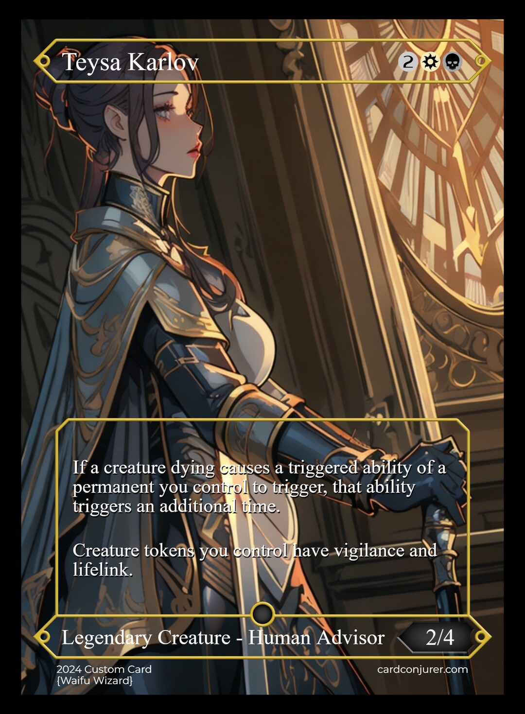 Teysa Karlov MTG Proxy Anime Waifu - Etsy