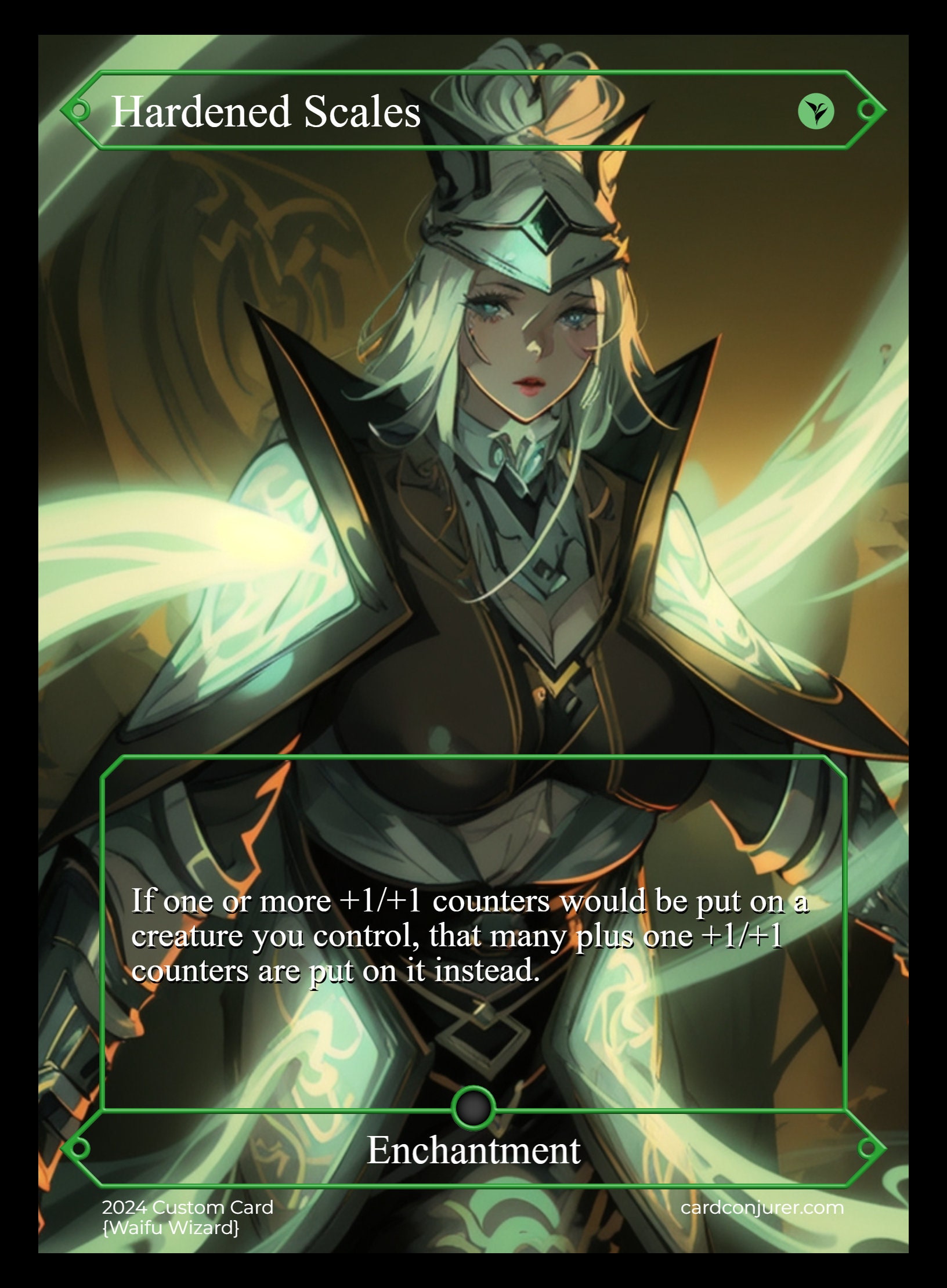 Hardened Scales MTG Proxy Anime Waifu - Etsy