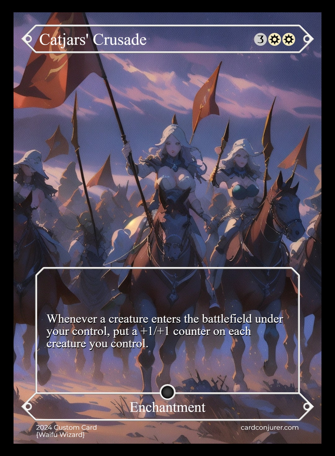 Catjars' Crusade MTG Proxy Anime Waifu - Etsy