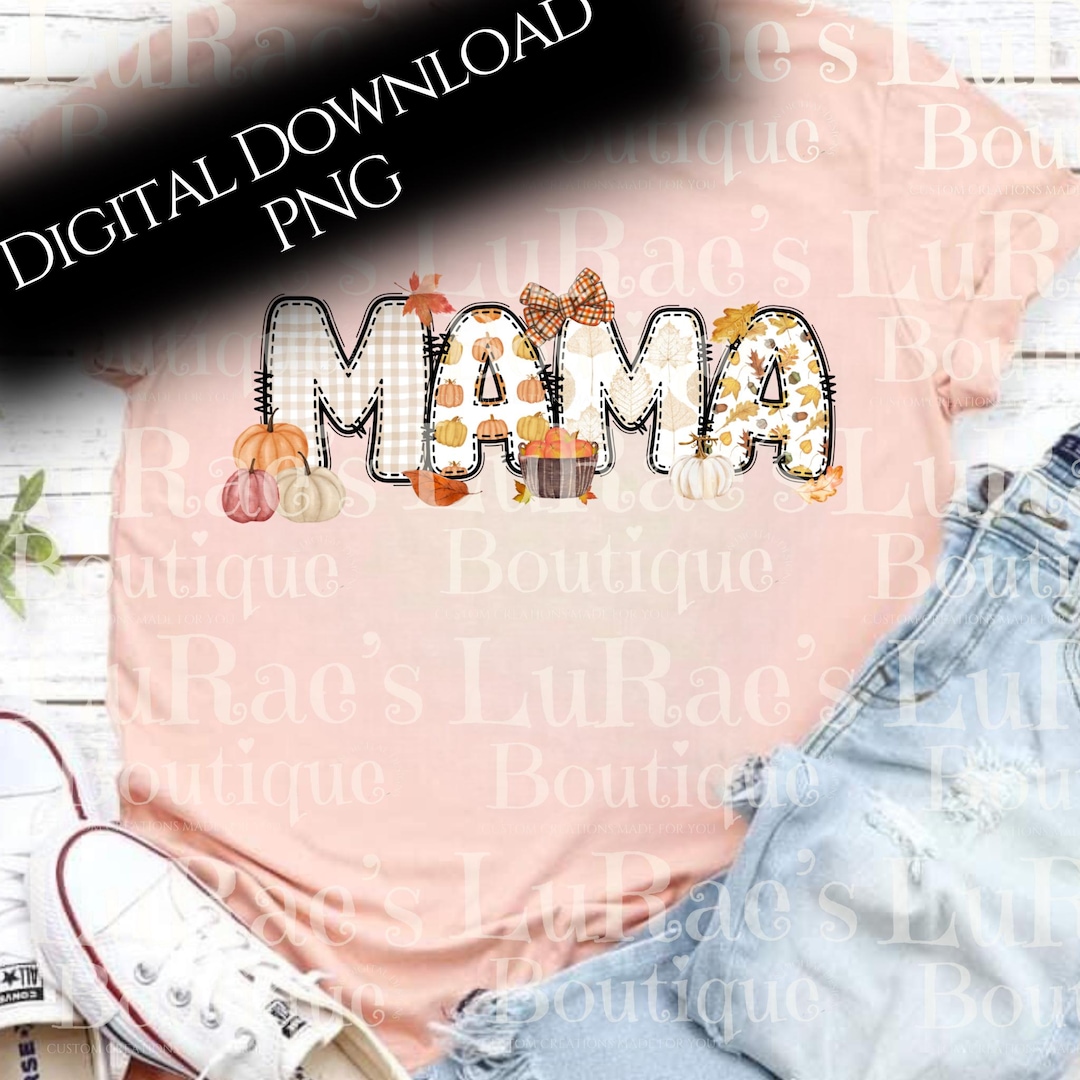Digital Mama Design PNG File, Instant Download, Mom Life SVG, Mother's ...