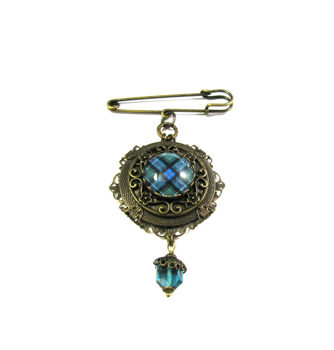 Scottish Tartan Jewelry Macdonald of the Isles Clan Embossed Medallion ...