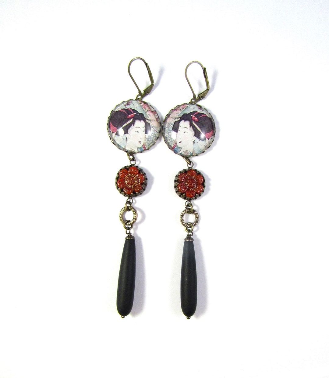 The Diva Collection OOAK Statement Jewelry Japanese Geisha - Etsy