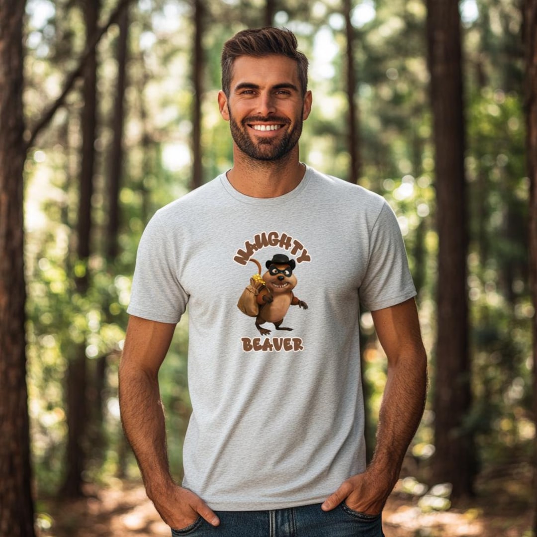 Funny Animal Shirt, Rude Beaver T-shirt, Funny Inappropriate T-shirt ...