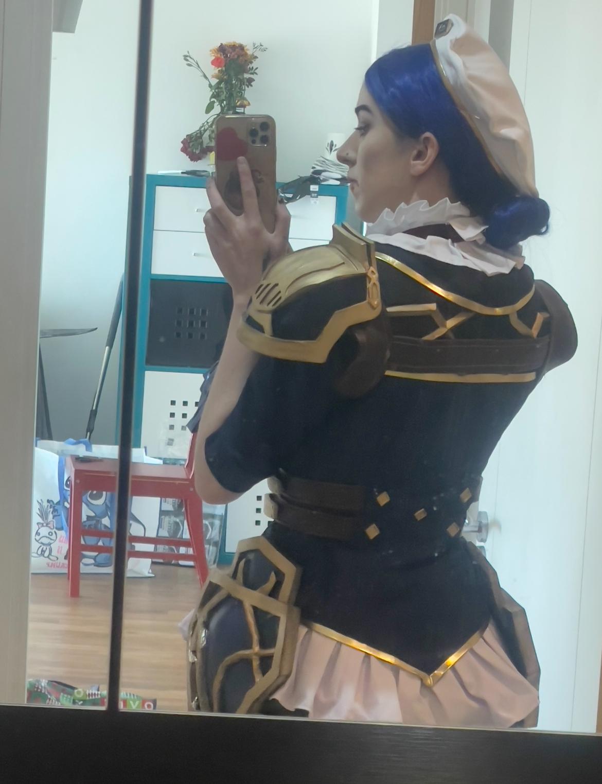 Arcane Season 2 Caitlyn Kiramman Vi Enforcer Pauldron Pattern Cosplay ...