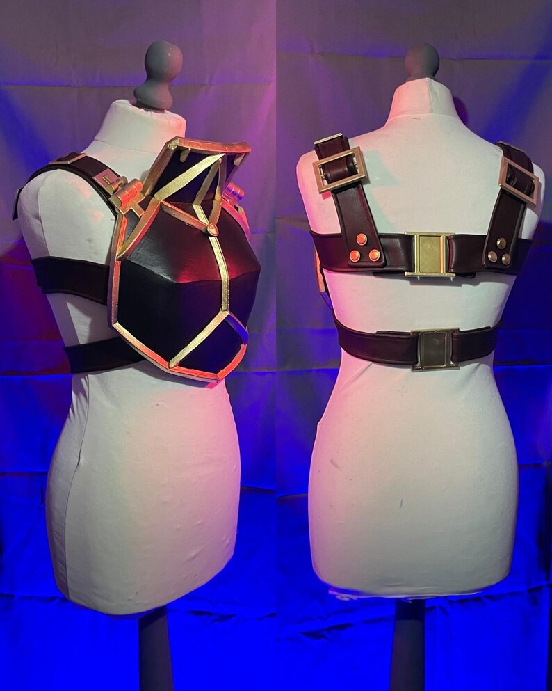 Arcane Season 2 Taskforce Chestplate Cosplay Pattern Caitlyn Vi Maddie - Etsy