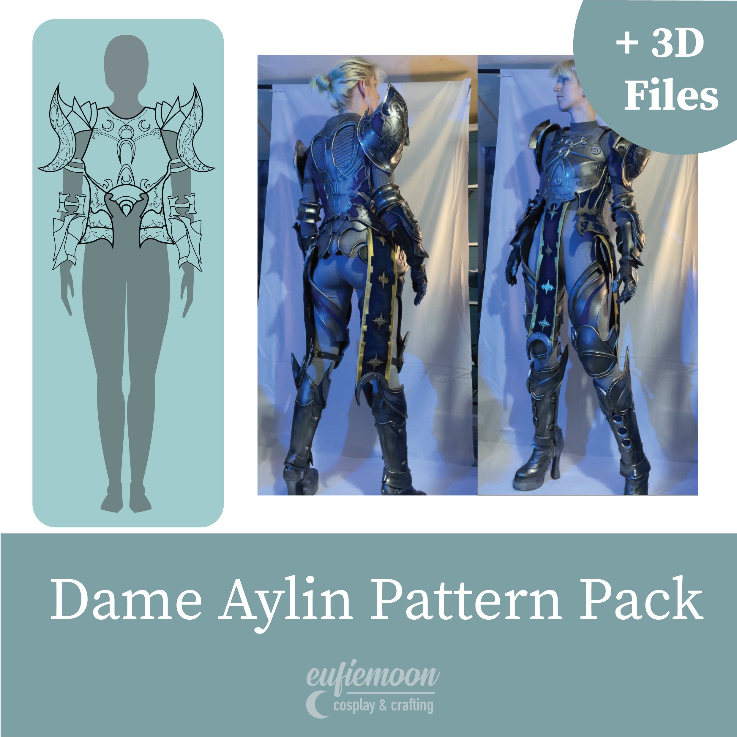 Dame Aylin BG3 Armour Patterns PDF - Etsy