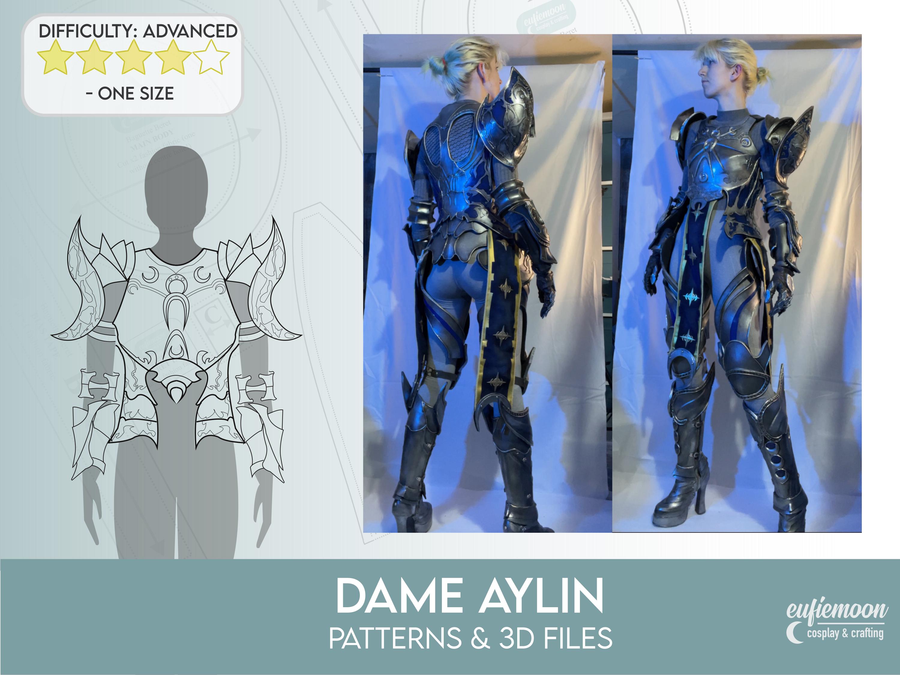 Dame Aylin BG3 Armour Patterns PDF - Etsy