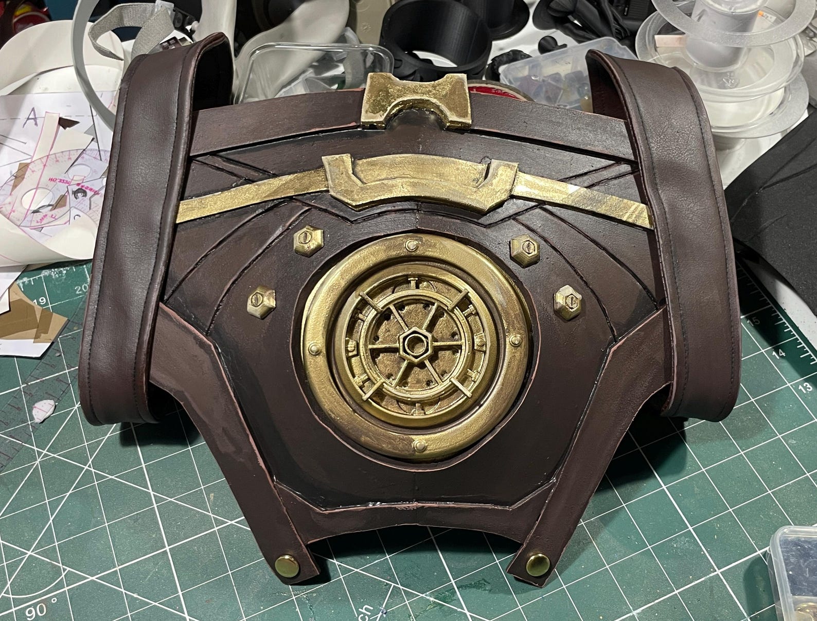 Arcane Season 2 Caitlyn Kiramman Enforcer Backplate Cosplay Pattern and ...