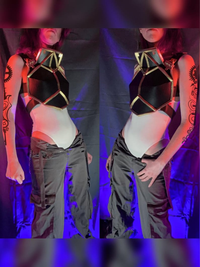 Arcane Season 2 Taskforce Chestplate Cosplay Pattern Caitlyn Vi Maddie - Etsy