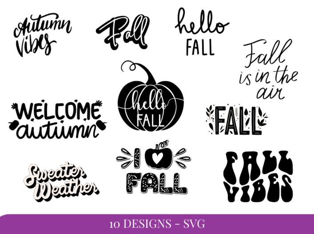 Fall SVG, Fall Words Svg, Fall Shirt Svg, Cozy Season Svg, Hello Fall ...