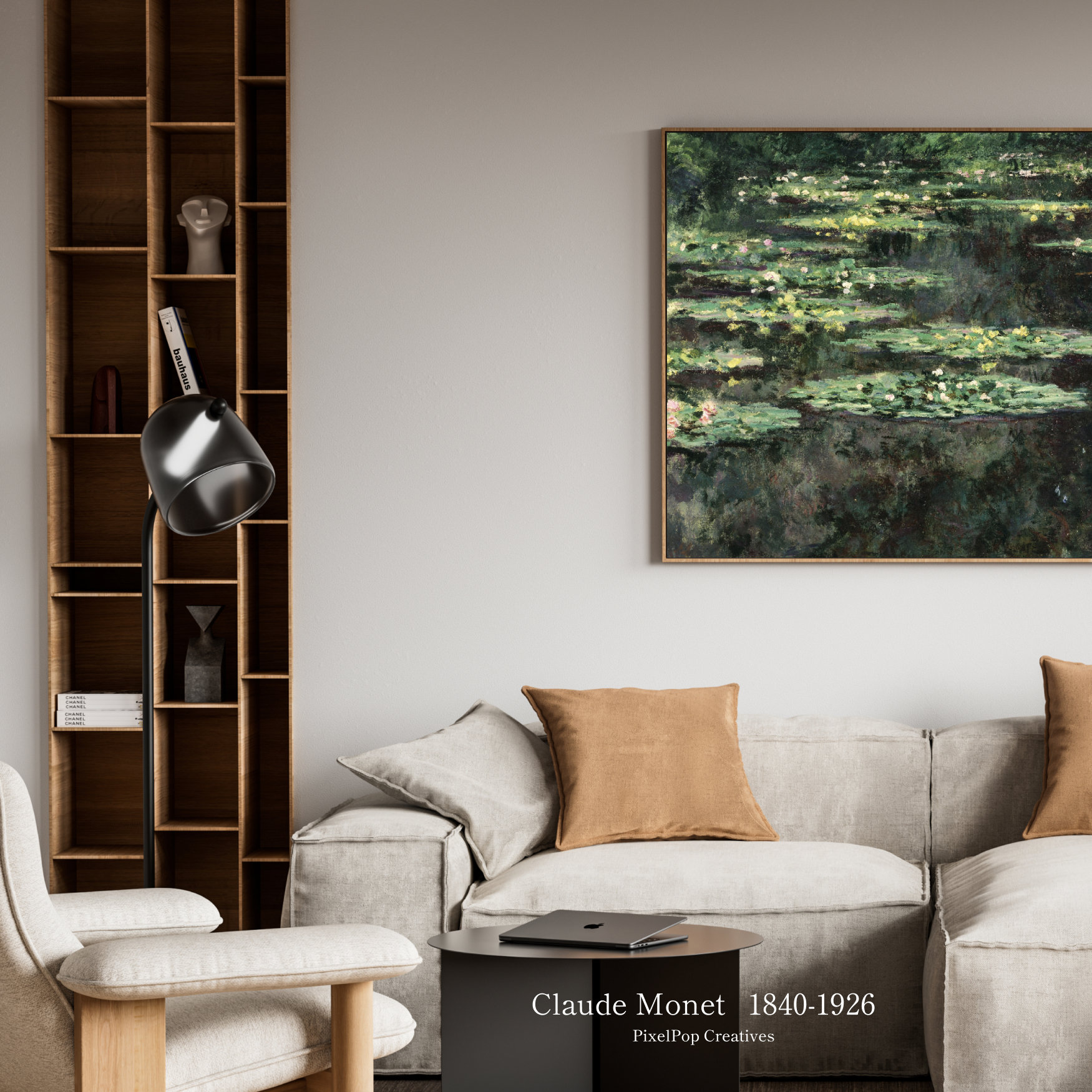 Claude Monet Water Lilies 1904,classic French Impressionist Landscape ...