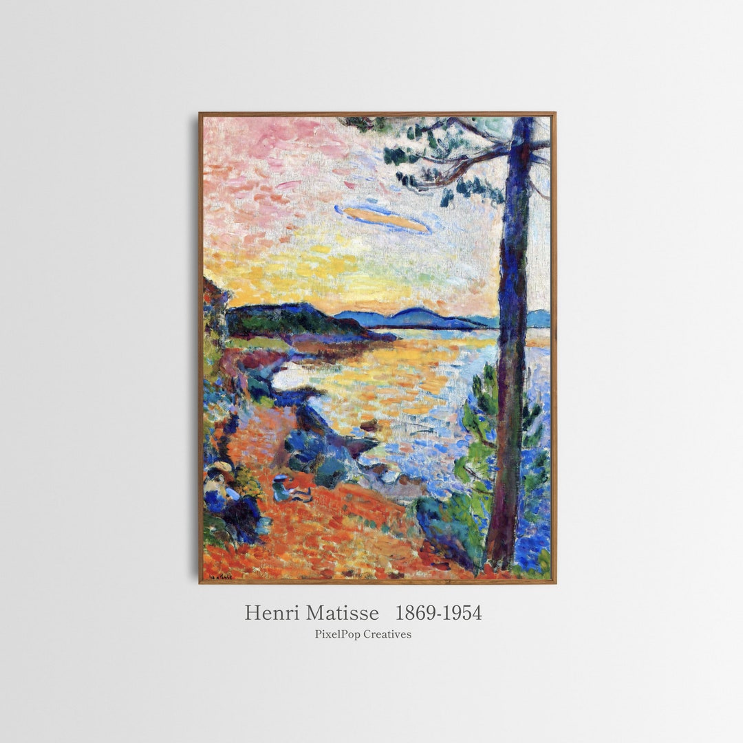Henri Matisse the Gulf of Saint Tropez 1904, Colorful Ocean Painting ...