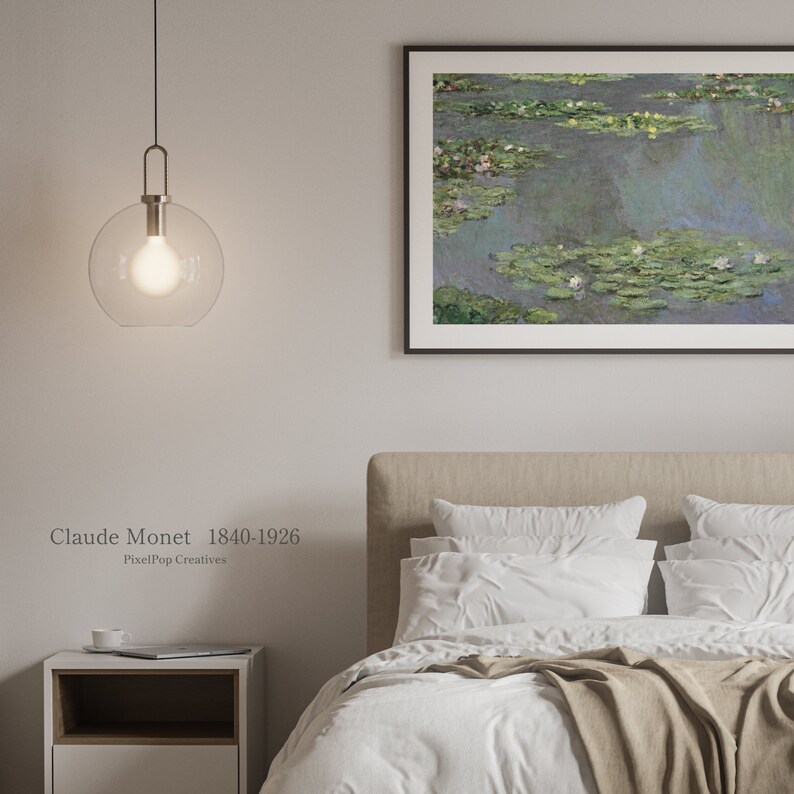 Claude Monet Water Lilies 1905,classic French Impressionist Landscape ...