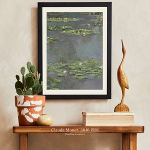 Claude Monet Water Lilies 1905,classic French Impressionist Landscape ...