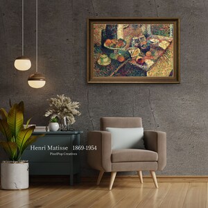 Henri Matisse Interior, Still Life With Parrot, Modern Colorful ...