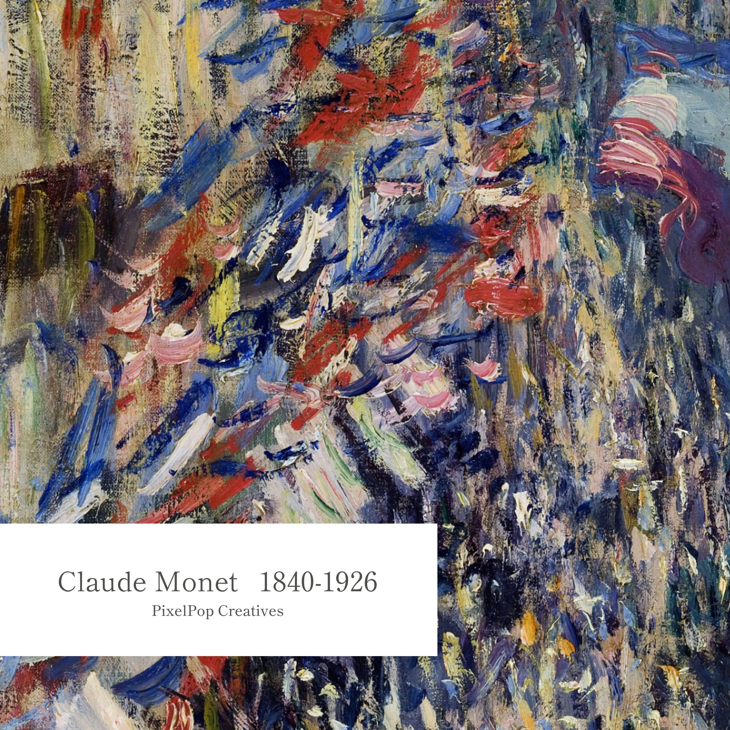 Claude Monet Rue Montorgueil 30th of June, Impressionist Landscape ...